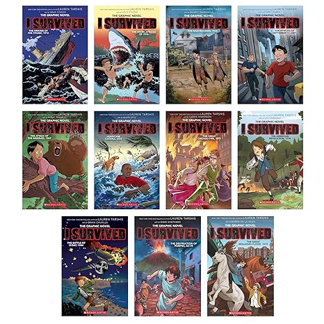 I Survived Series Graphic Novels Collection Set (11 Book Set): Lauren ...