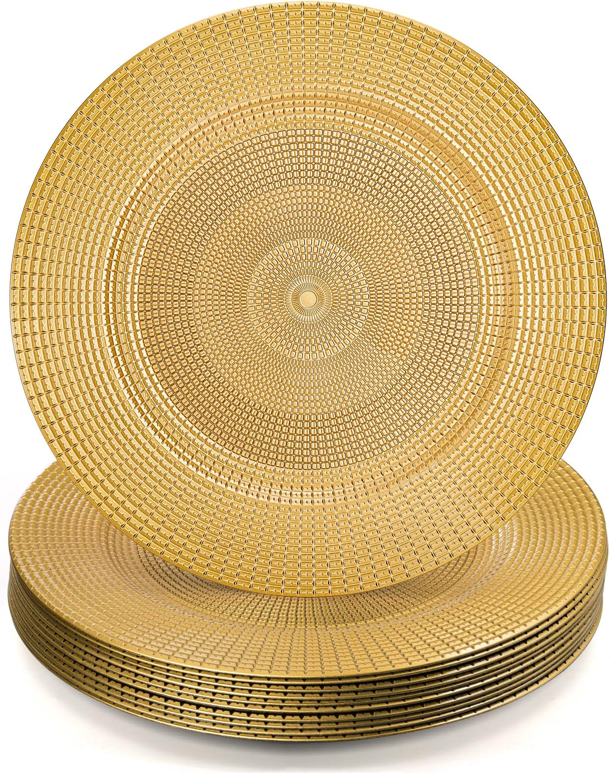 Amazon.com | Tanlade Charger Plates Bulk, 13 Inch Round Charger Plates ...