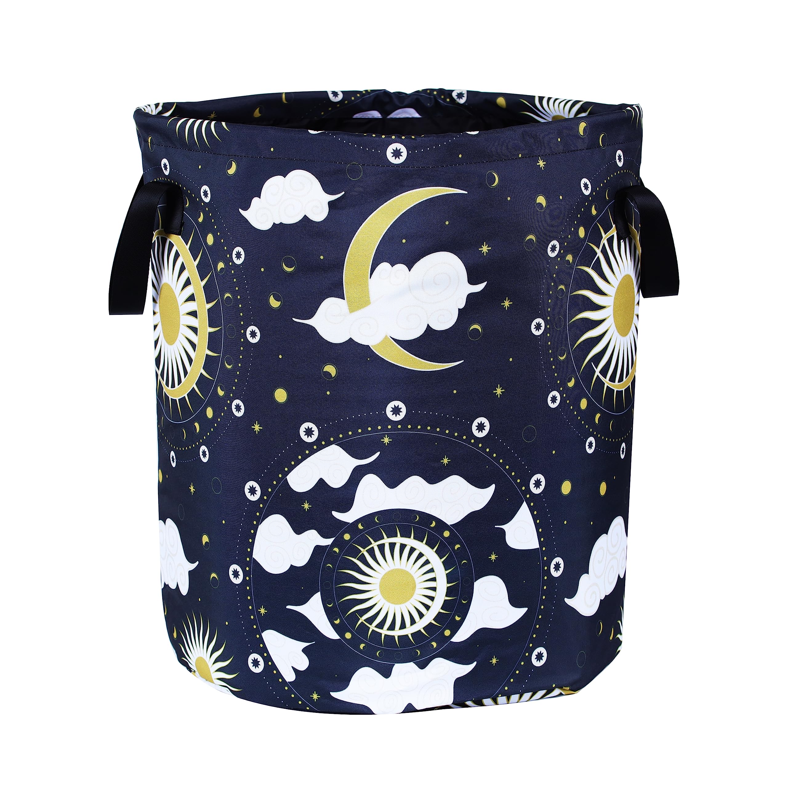 Amazon.com: Galaxy Moon Laundry Basket Starry Sky Sun Foldable ...