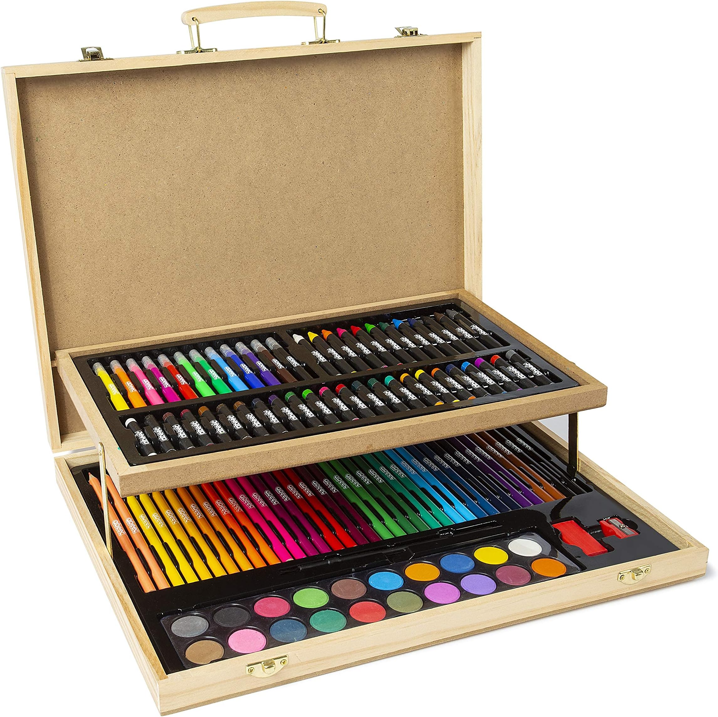 Artworx Multi Media Art Set - 125 Piece Aluminium Art Case With Paints ...