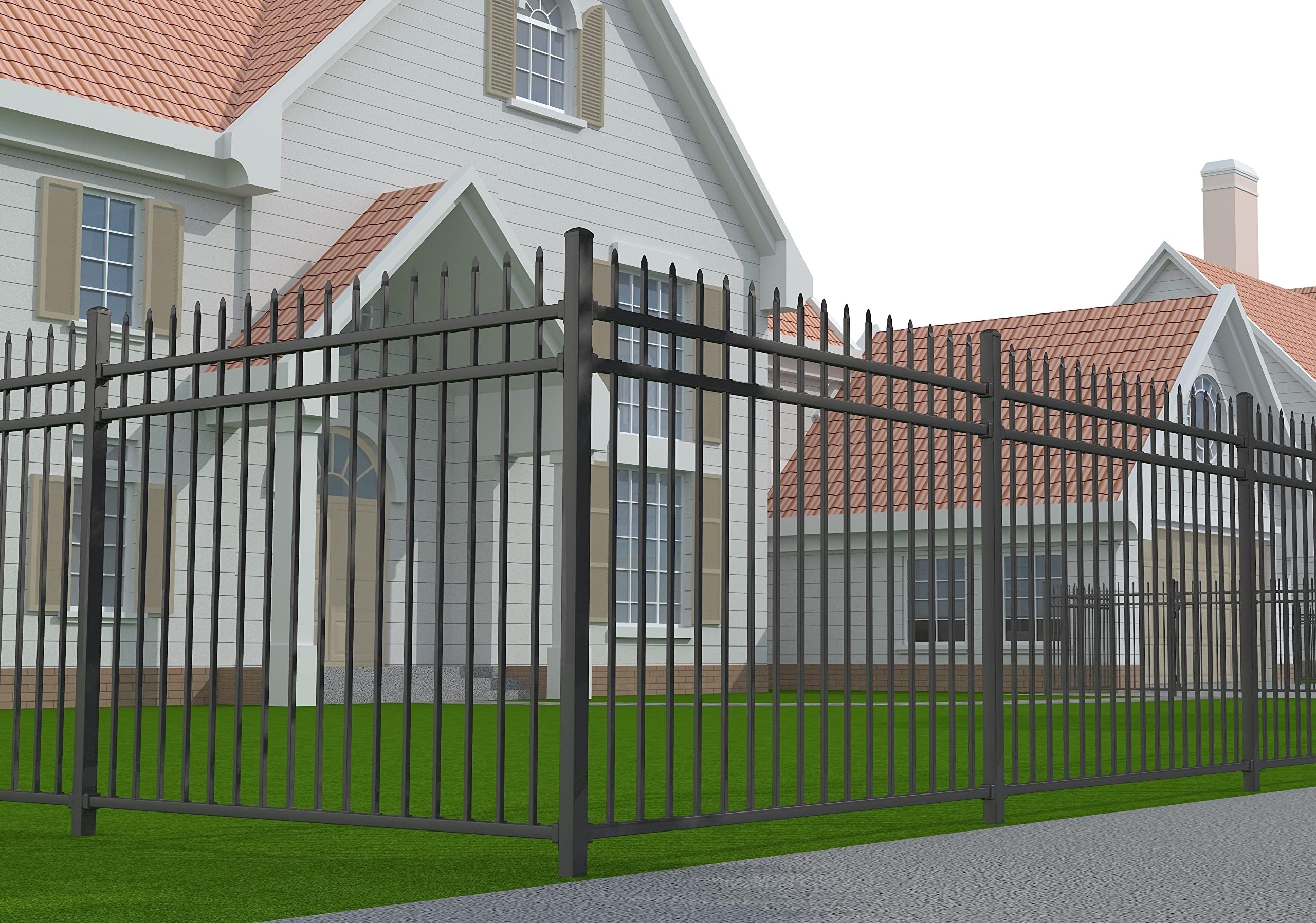 Amazon.com : Bulk Buy of 10 Panacea 87103 Classic Finial Fence Sections ...