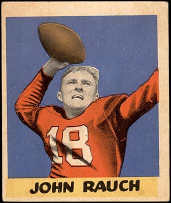 Amazon.com: 1949 Leaf # 4 John Rauch (Football Card) VG/EX ...