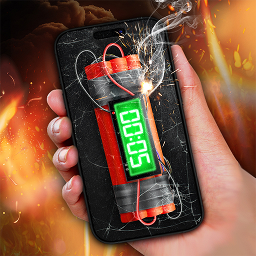 Time Bomb Gun Shot Prank Sounds Games - Bomb Phone Screen Crash Game ...