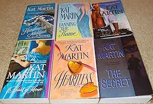 Kat Martin collection/set (6)...Deep Blue,Fanning Flame,Handmaidens ...