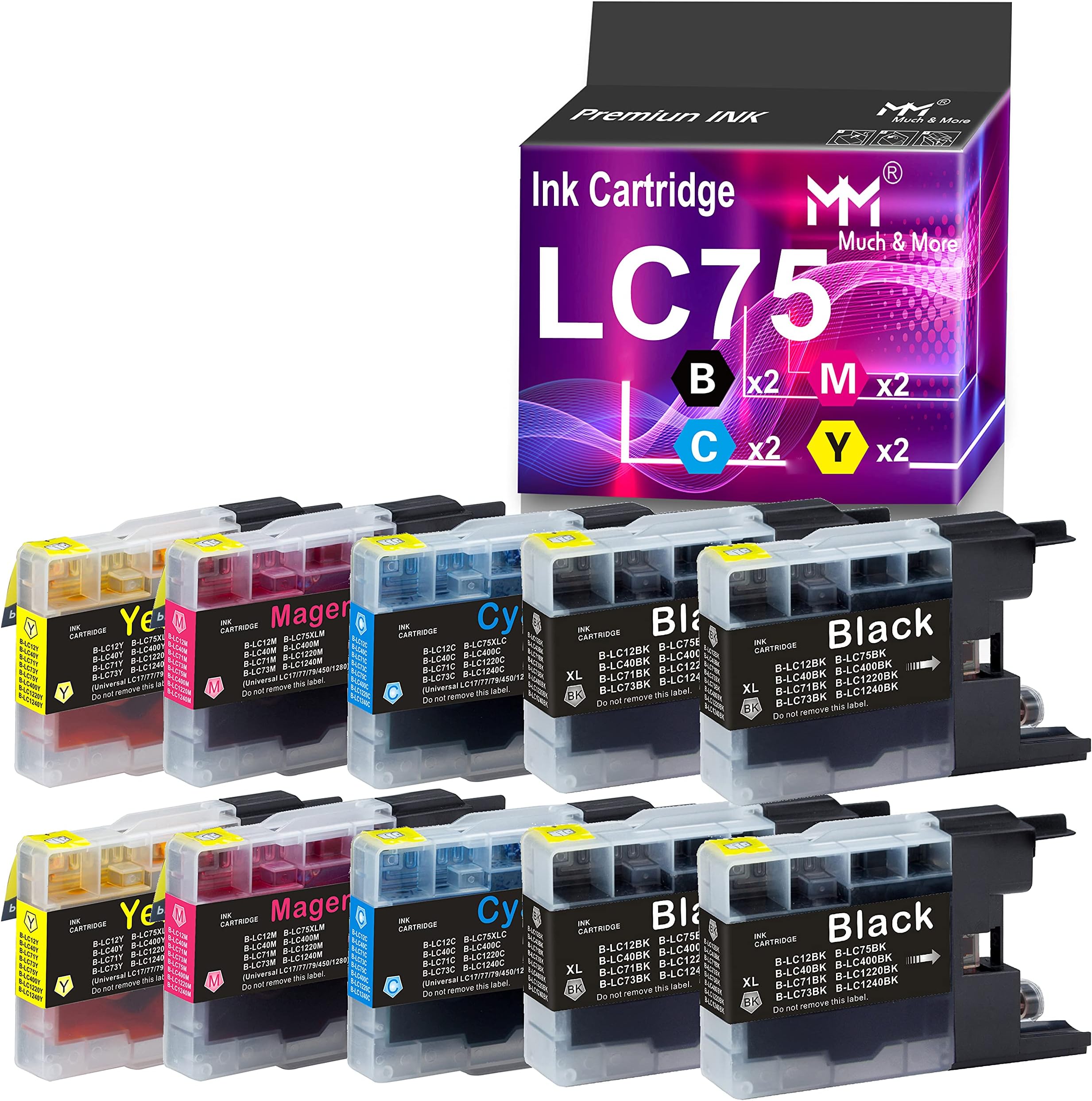 Amazon.com: MM MUCH & MORE Compatible Ink Cartridge Replacement for ...