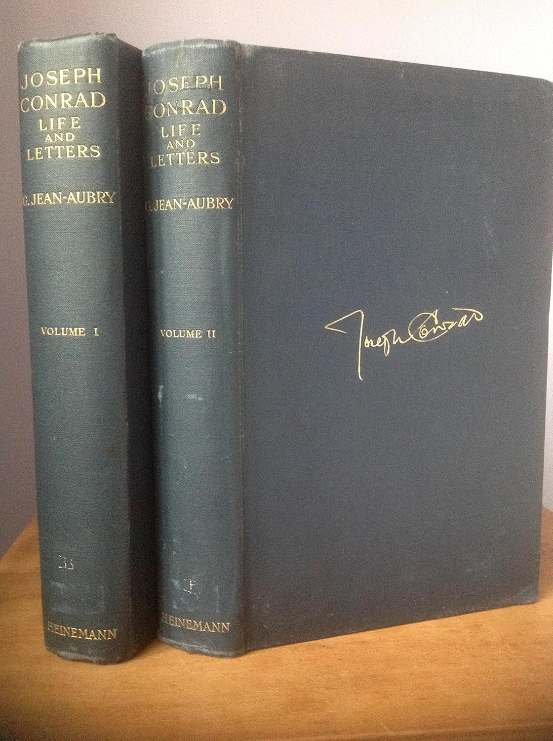 JOSEPH CONRAD. LIFE AND LETTERS. IN TWO VOLUMES.: jean aubry: Amazon ...
