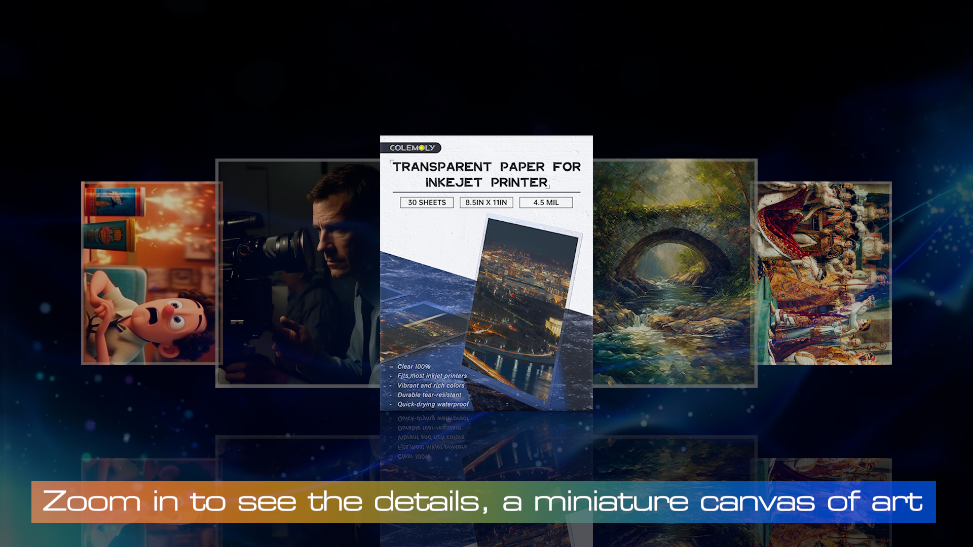 Colored Transparency Film Sheets