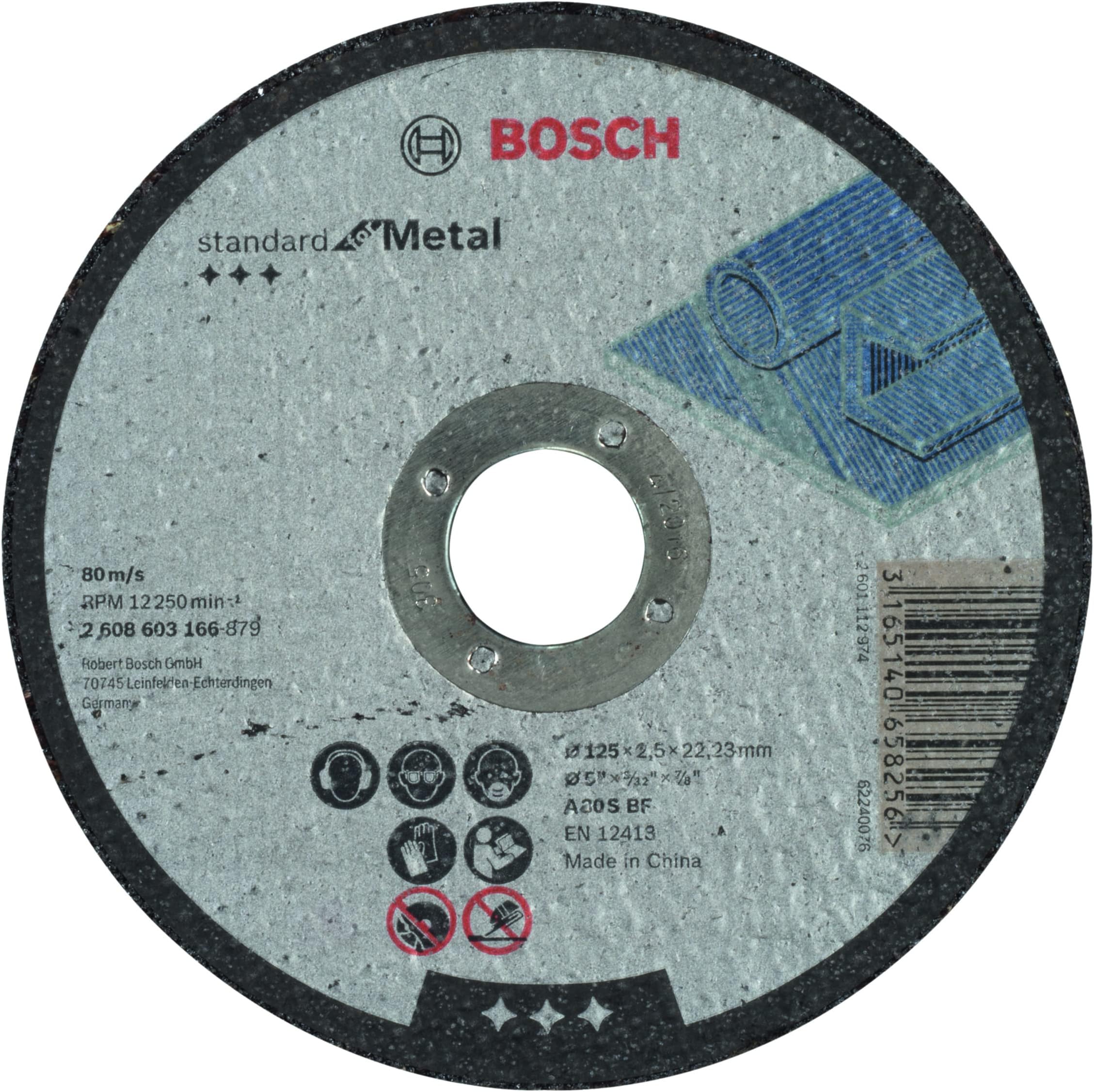 Bosch AG4 Metal 4-inch Cut Off Wheel Set (White, Pack of 10) : Amazon ...