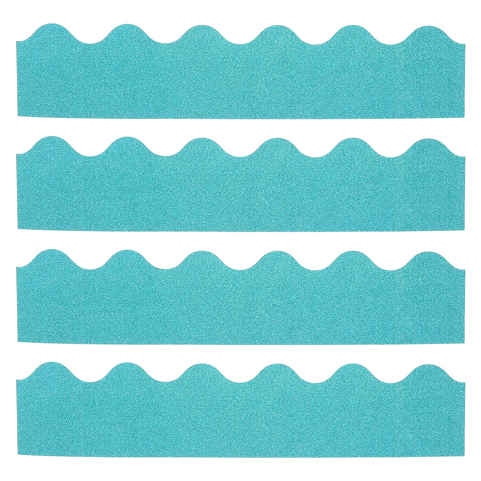 PATIKIL 3″ x 1.08ft Bulletin Board Border, 60 Pack Scalloped Trim ...