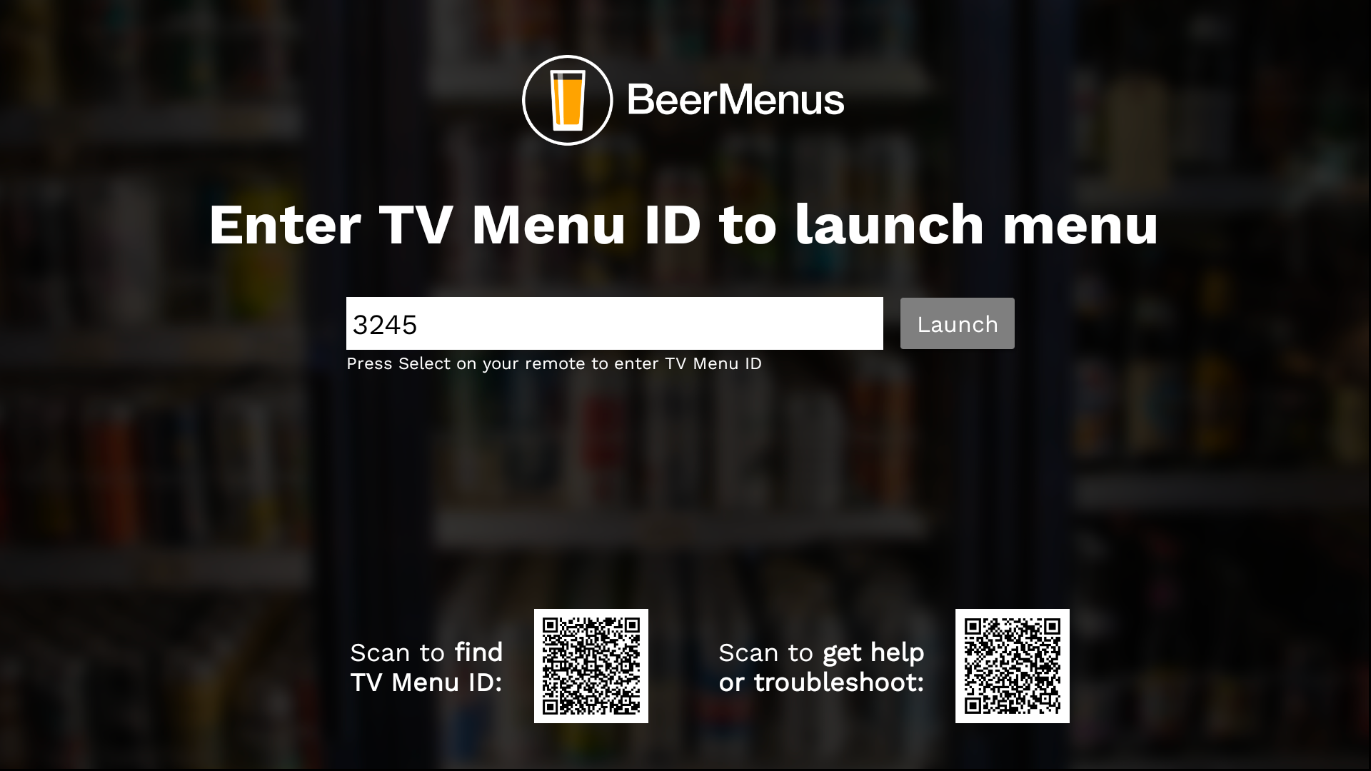 BeerMenus TV Menus - App on Amazon Appstore