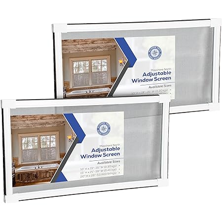 Adjustable Window Screen, 18" x 19" to 33" - Amazon.com