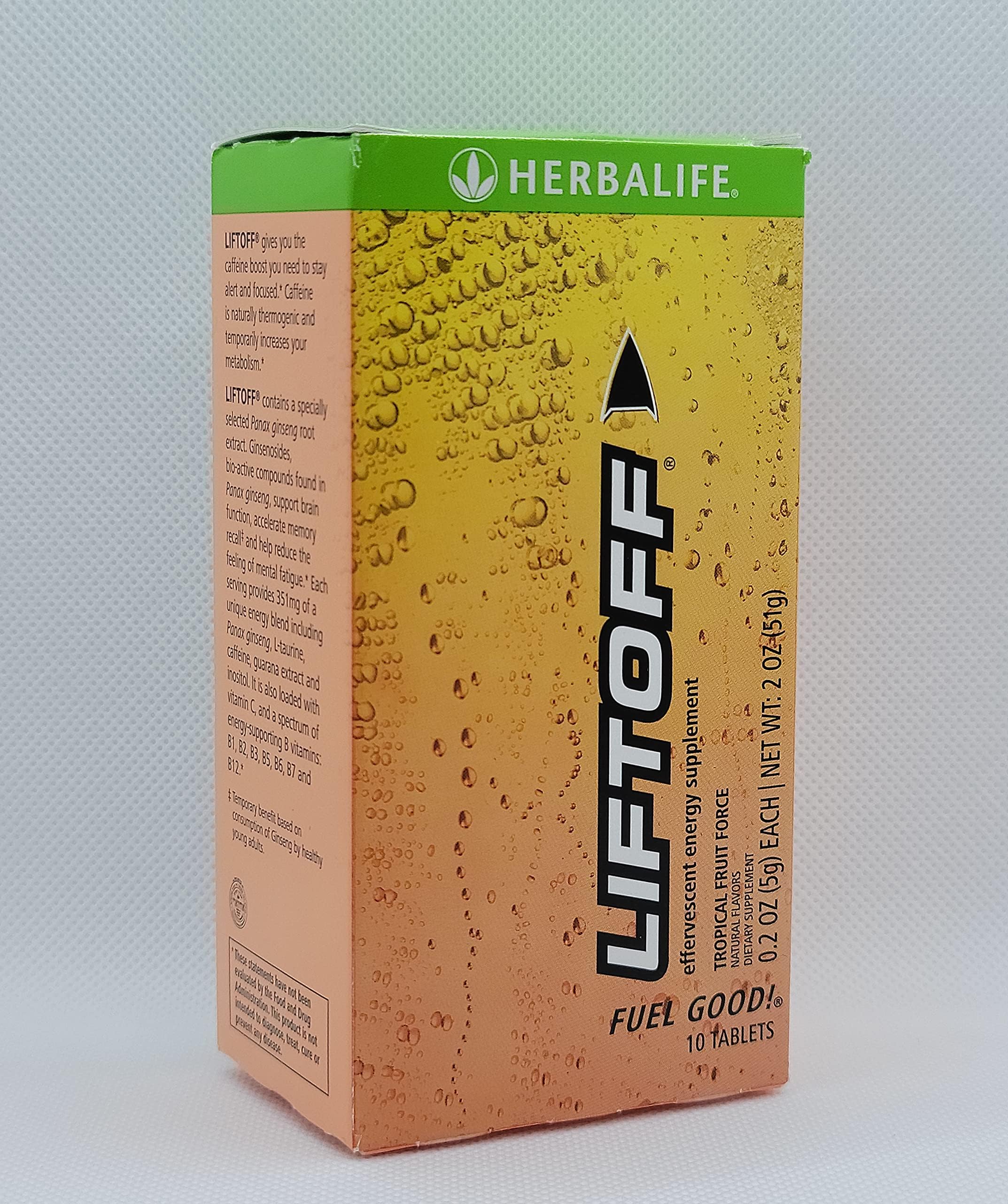 Amazon.com: Herbalife Liftoff-Energy Drink, Pomegranate-Berry Burst, 10 ...