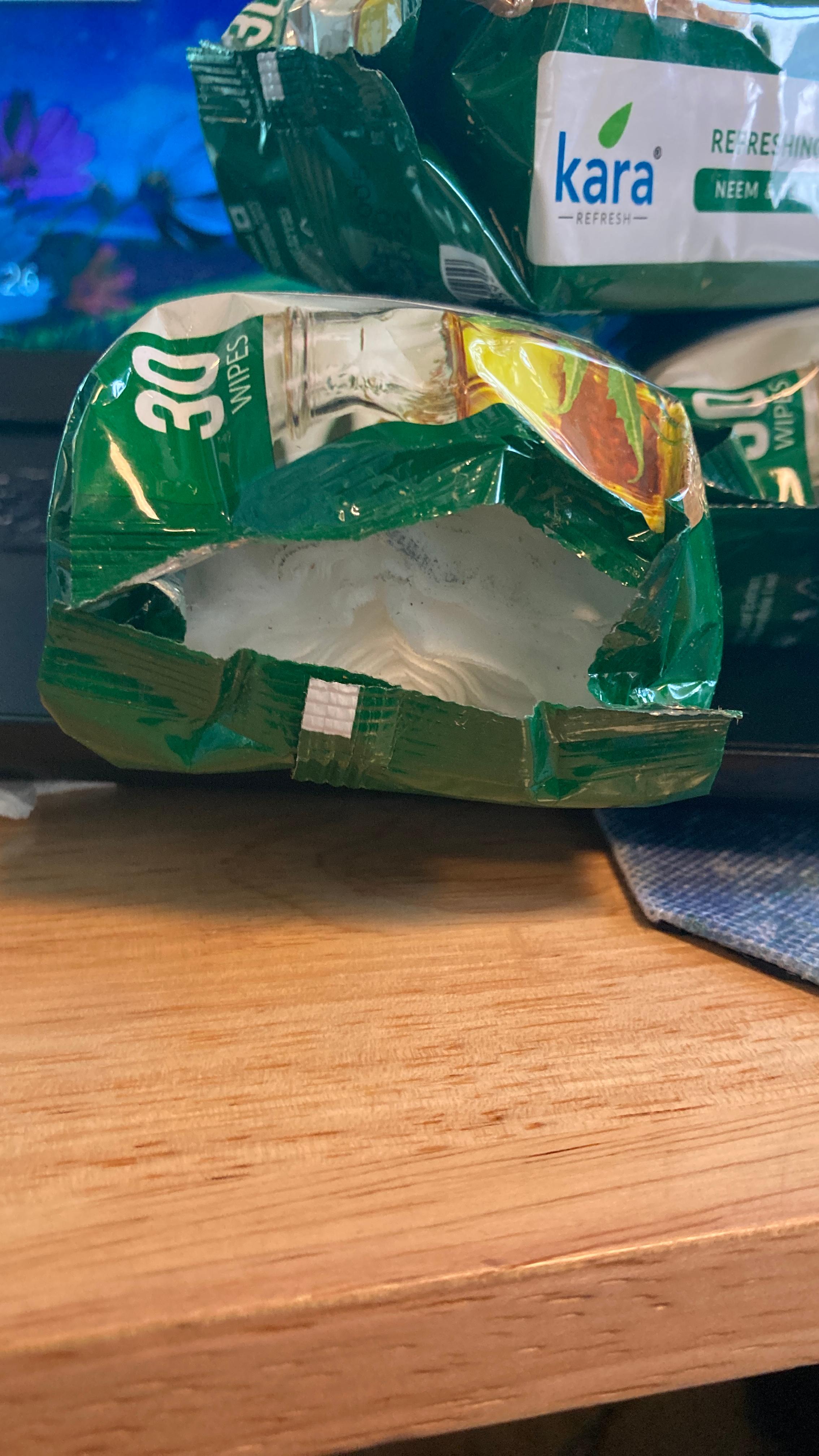 Kara Tea Tree Oil & Neem Cleansing & Hydrating Face Wipes, 30 Count ...