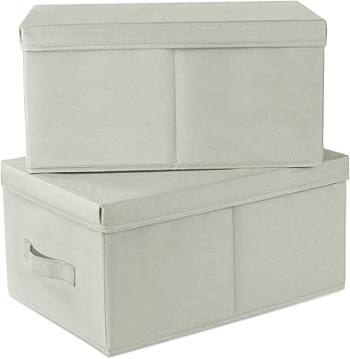 Amazon.com - StorageWorks Decorative Storage Bins for Shelves, Storage ...