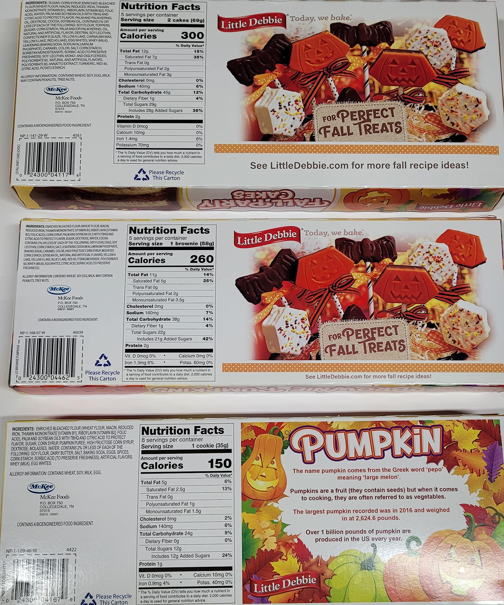 Little Debbie Fall Brownies