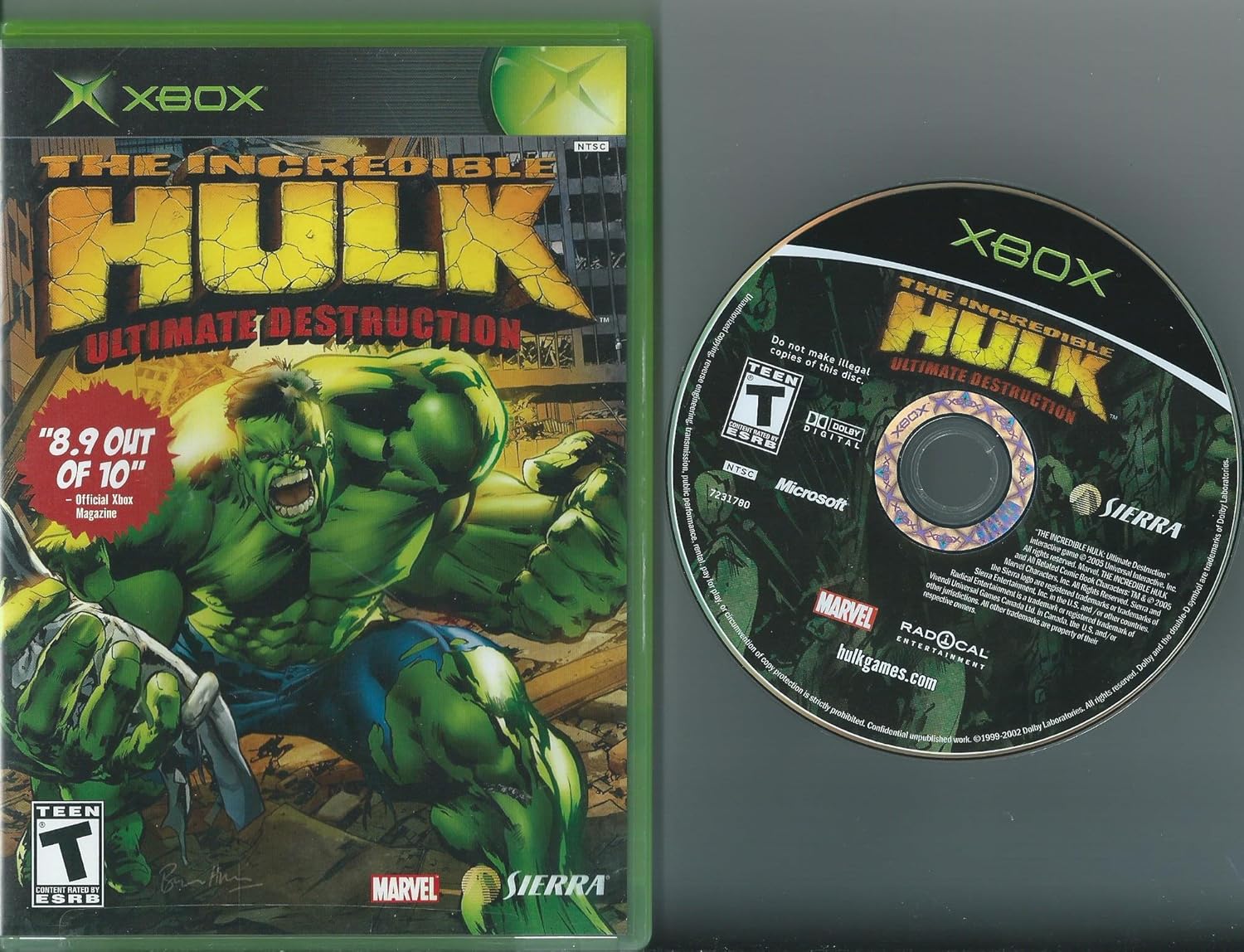 The Incredible Hulk: Ultimate Destruction - Xbox: Xbox: Video Games ...