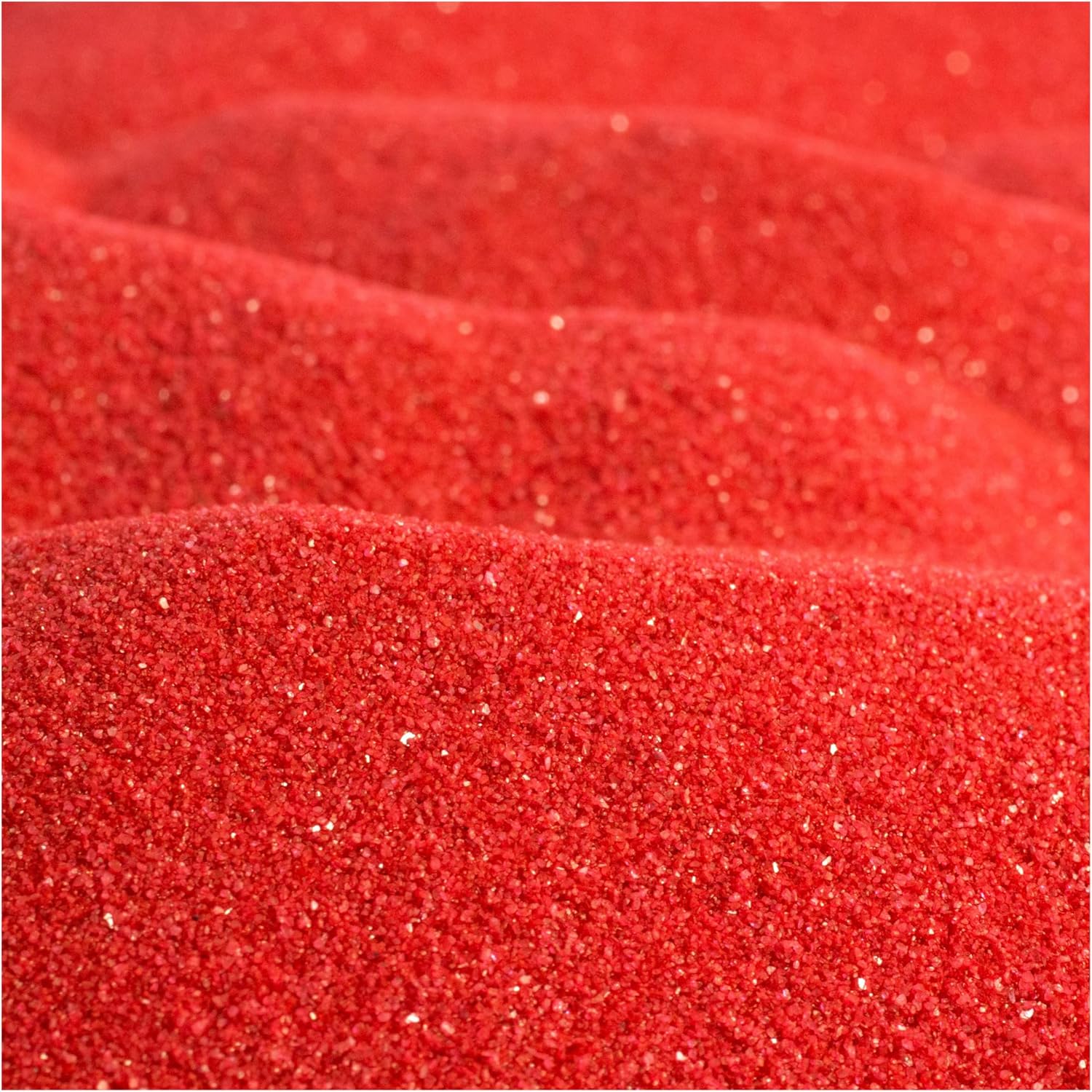 Amazon.com: Sandtastik Red Colored Sand 25 lb Bulk Box Bright ...