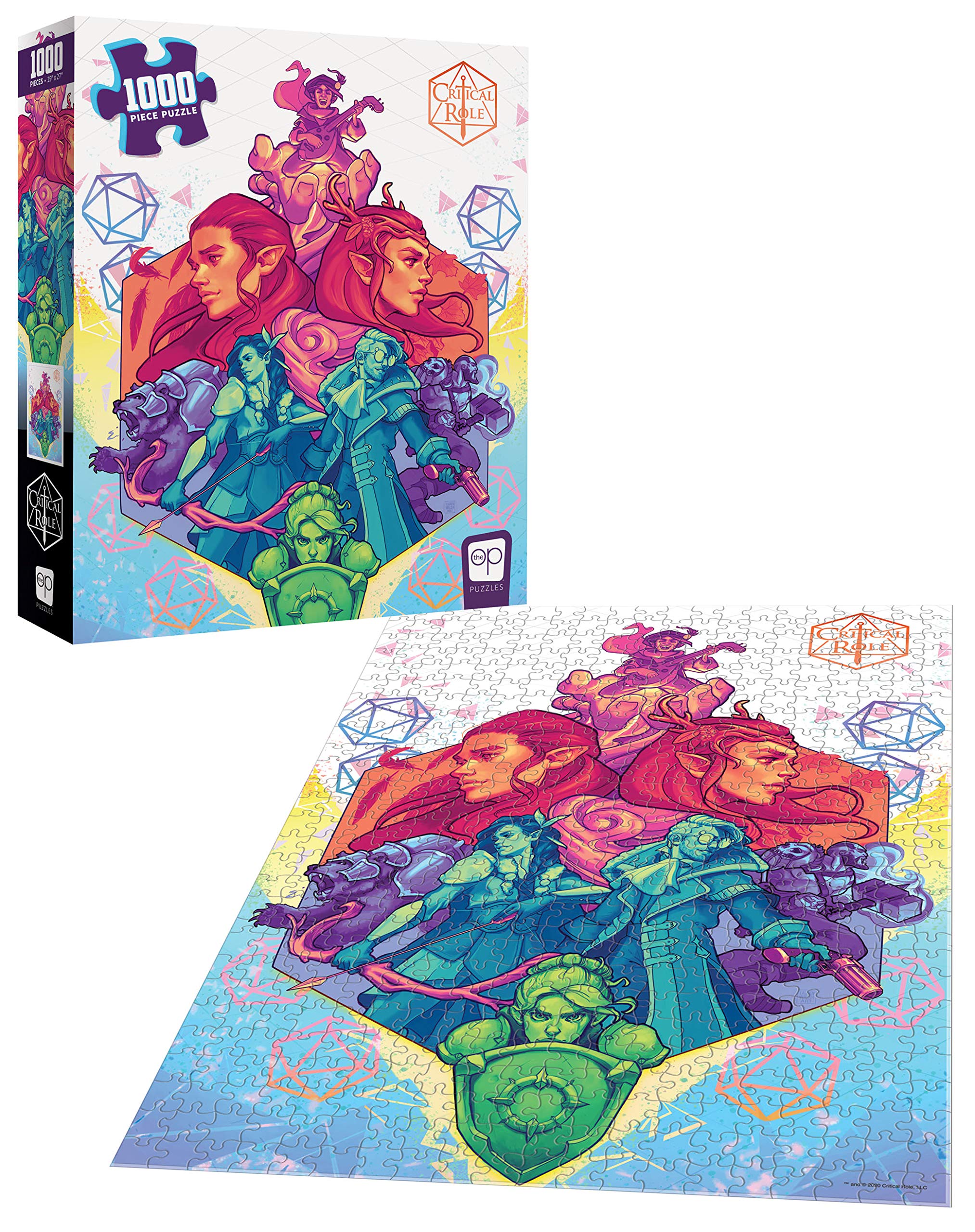 USAOPOLY Critical Role Vox Machina 1000 Piece Jigsaw Puzzle ...