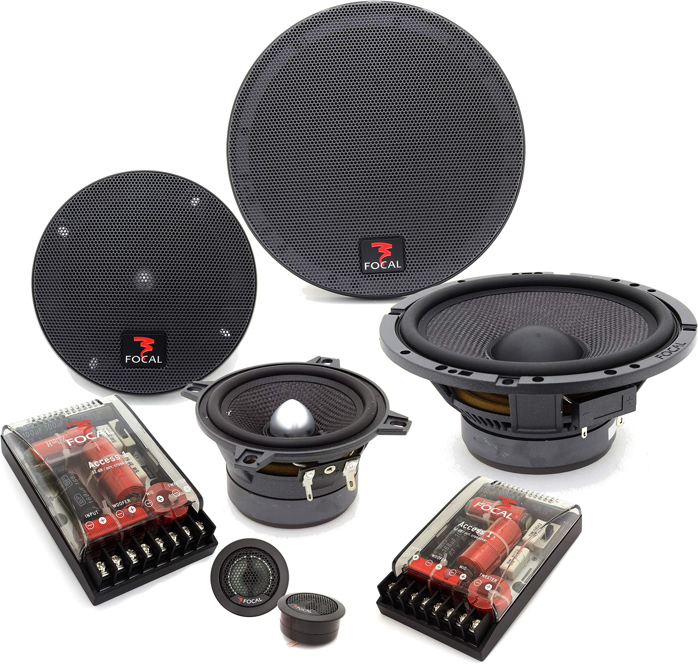 Amazon.com: Focal PS 165 F3E Flax EVO 6.5” 3-Way Component kit, RMS ...