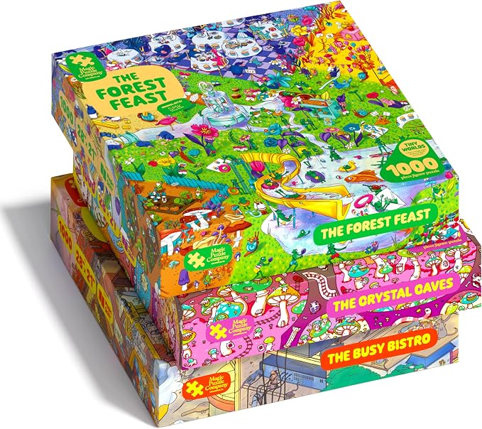 Amazon.com: Magic Puzzles 3-Pack • Series Two • The Busy Bistro, The ...