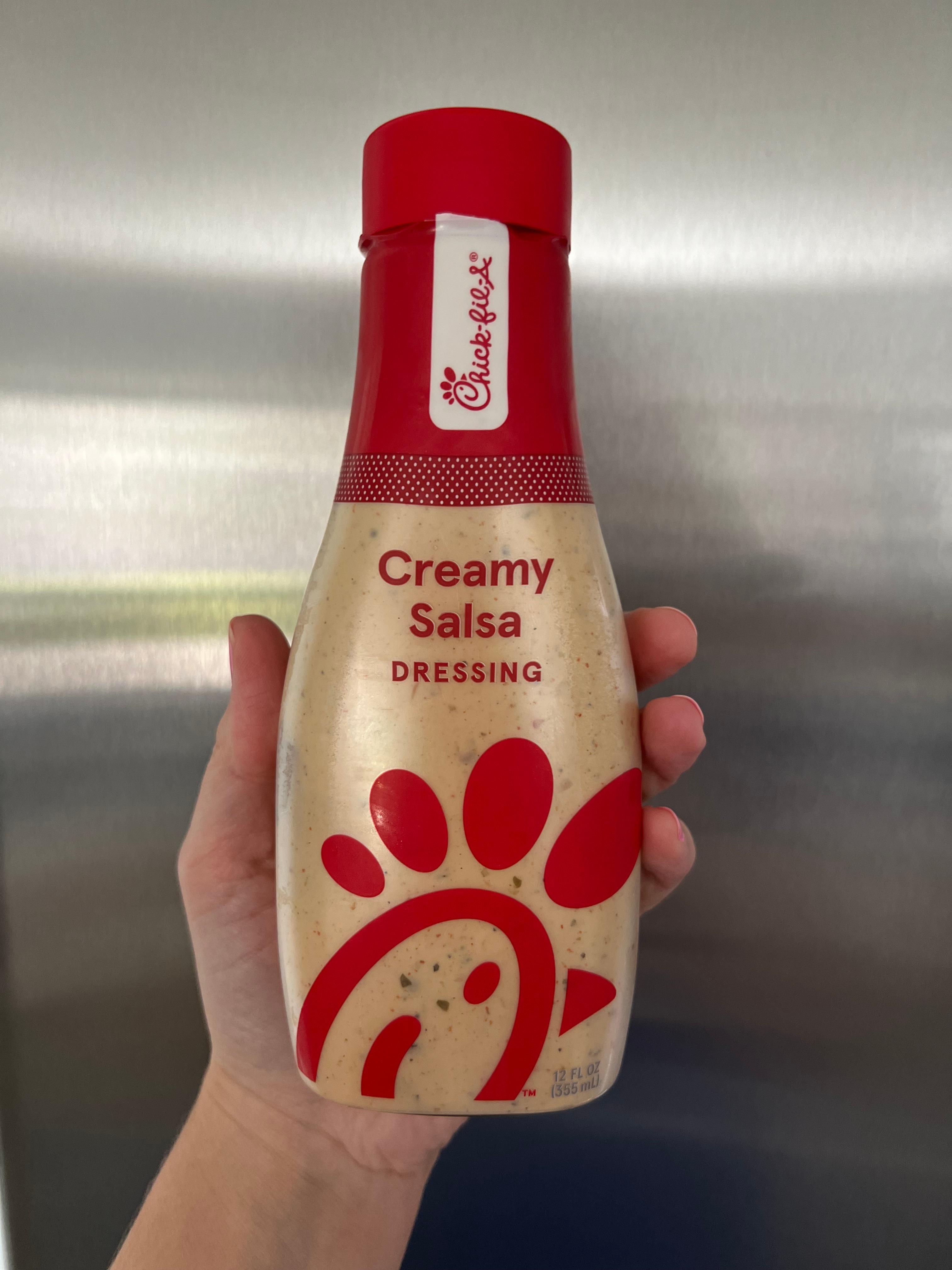 Watch BEST SAUCE Chick-fil-A Creamy Salsa Dressing salad dressing on ...