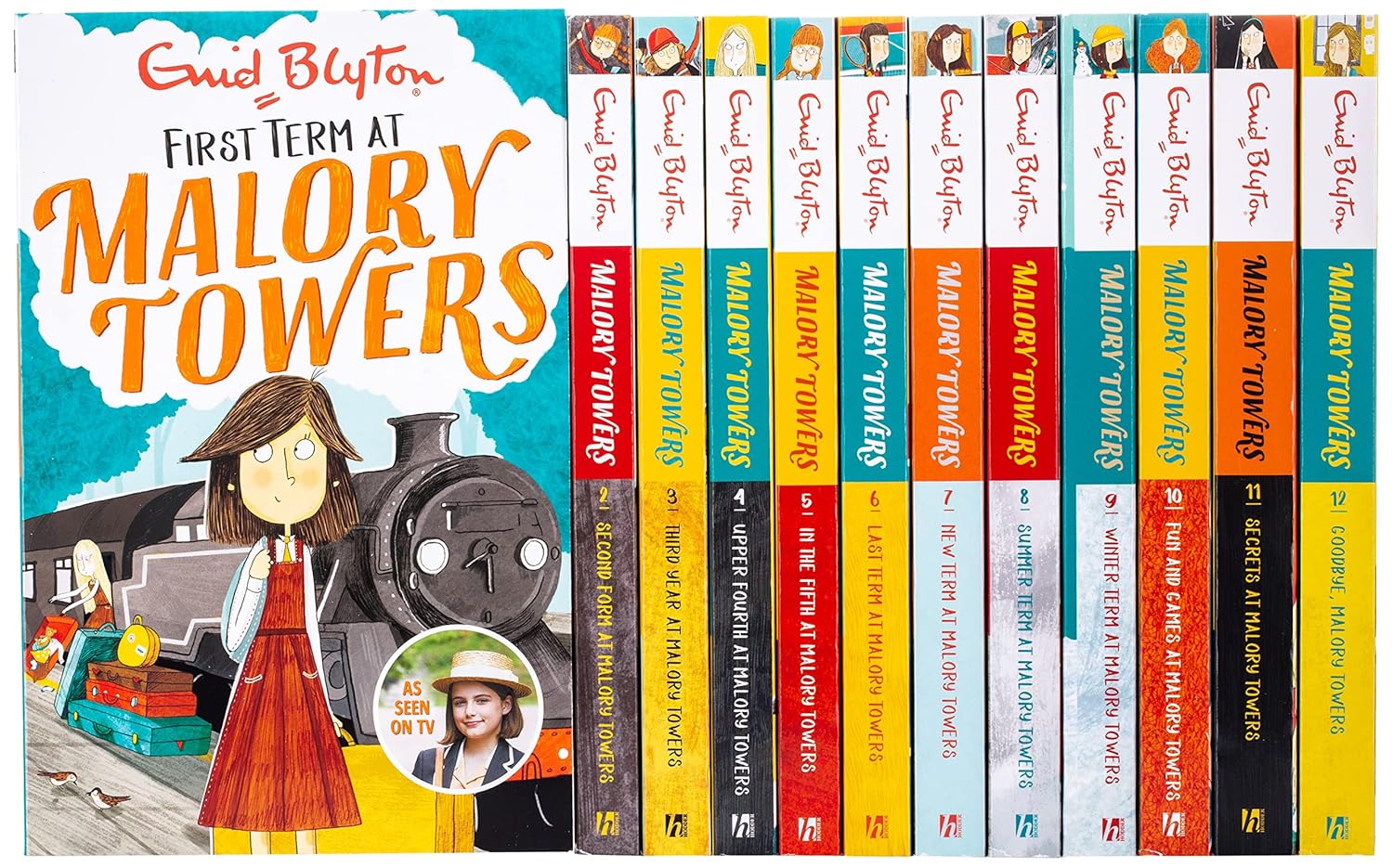 Buy Enid Blyton Malory Towers The 12 Books Complete Collection Book Online at Low Prices in ...