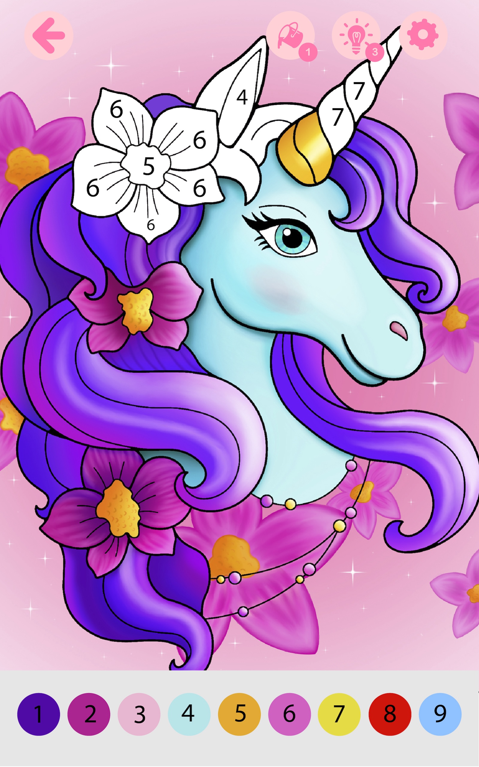 My Little Unicorn: Kids Coloring by Numbers - Application sur Amazon ...