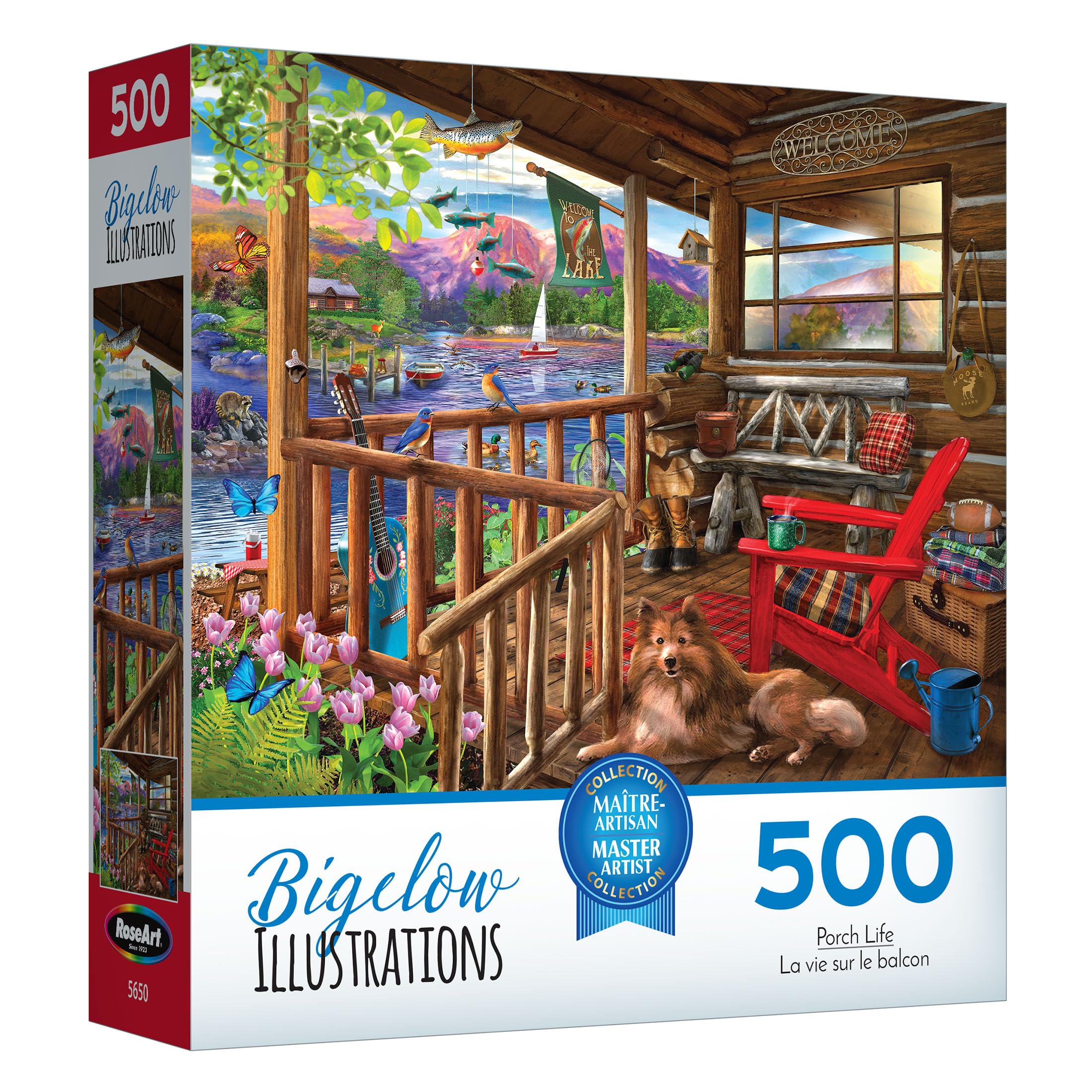 Snapklik.com : Roseart - Bigelow Illustrations - Porch Life- 500 Piece ...