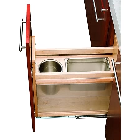 Amazon.com: Rev-A-Shelf 8" Grooming Vanity Organizers, Natural : Home ...