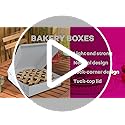 Amazon.com: 19x14x4 1/2 inches White Cake box, Premium Bakery Boxes ...