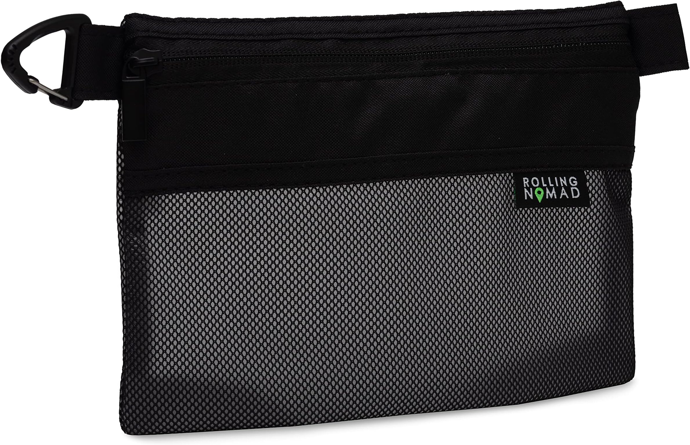 Amazon.com: Mesh Zipper Pouch - Mini Light Blue Water Resistant Storage ...