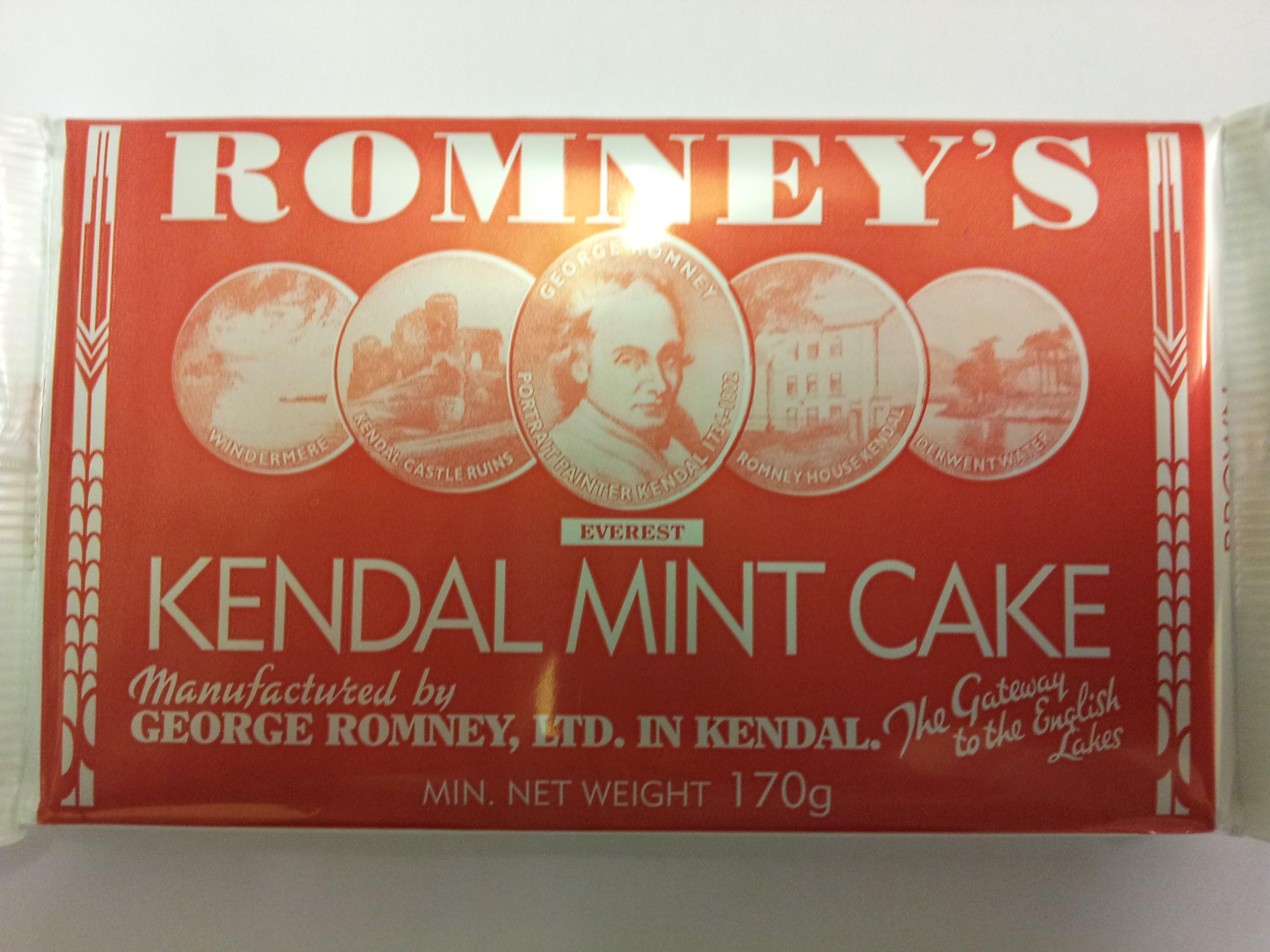 Amazon.com : Romney's Kendal Mint Cake 3 oz / 85g : Candy Mints ...