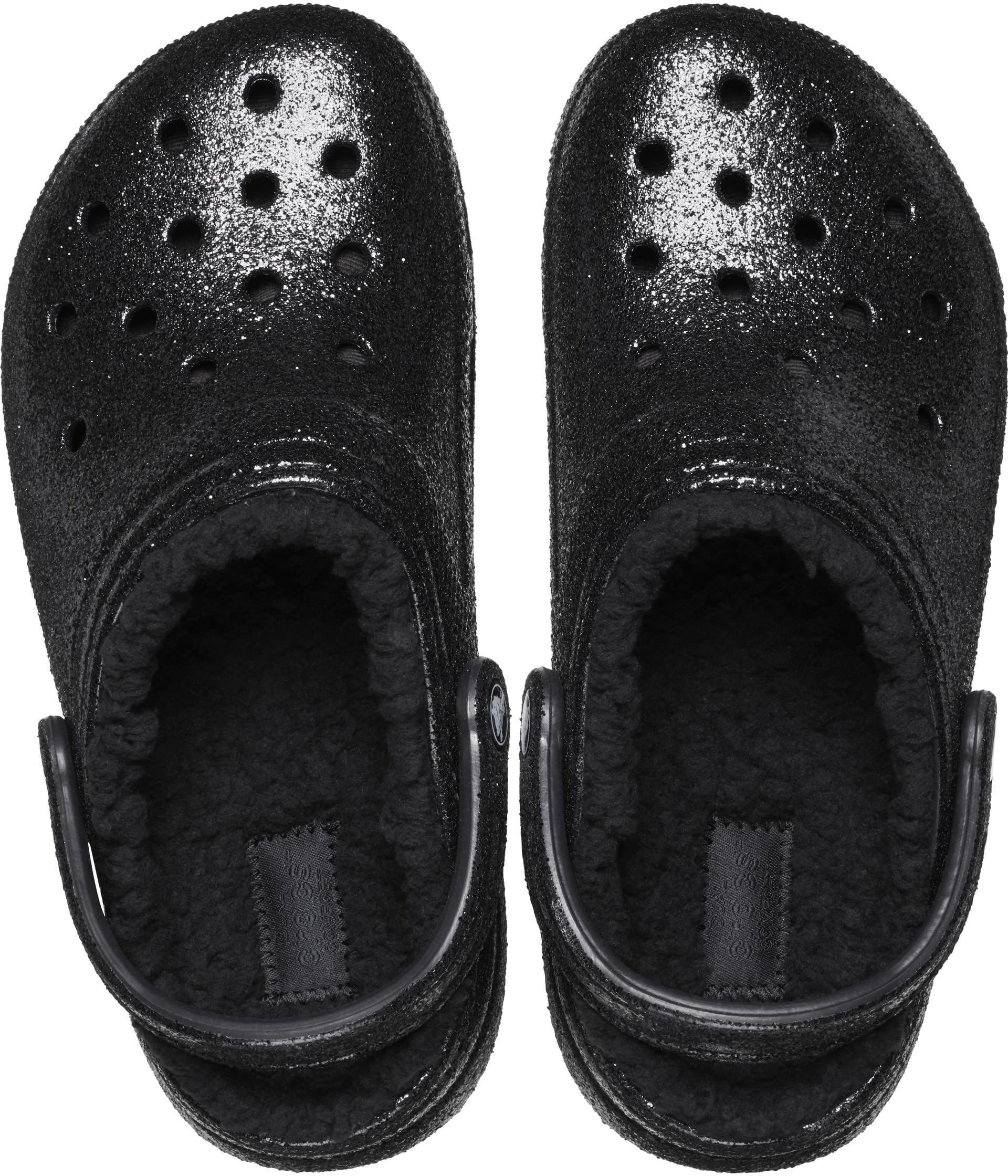 Snapklik.com : Crocs Classic Lined Glitter Unisex Clog Shoes - Faux Fur ...