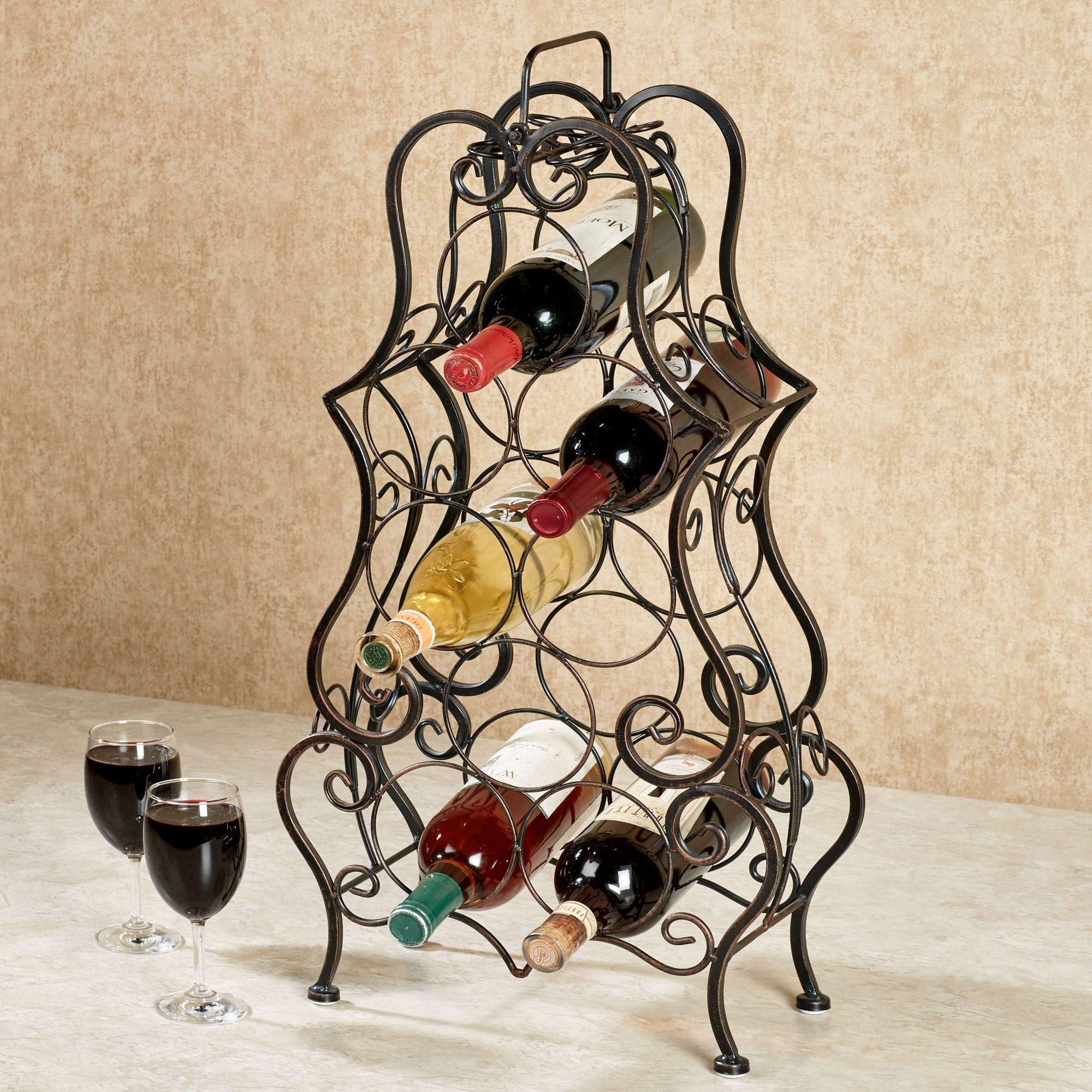 Amazon.com: SODUKU Wine Racks Countertop, Wine Holder Countertop Wine ...