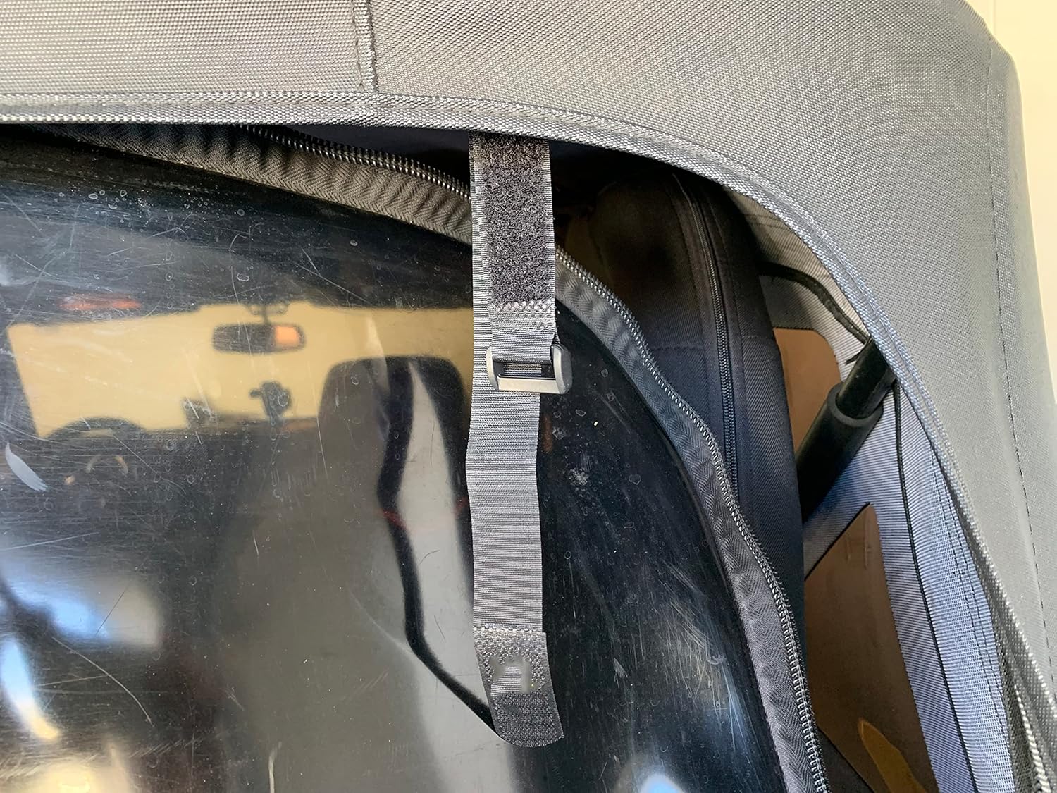 Amazon.com: SSD-4WD Rear Window Strap for Jeep Wrangler 2007-2018 Soft ...