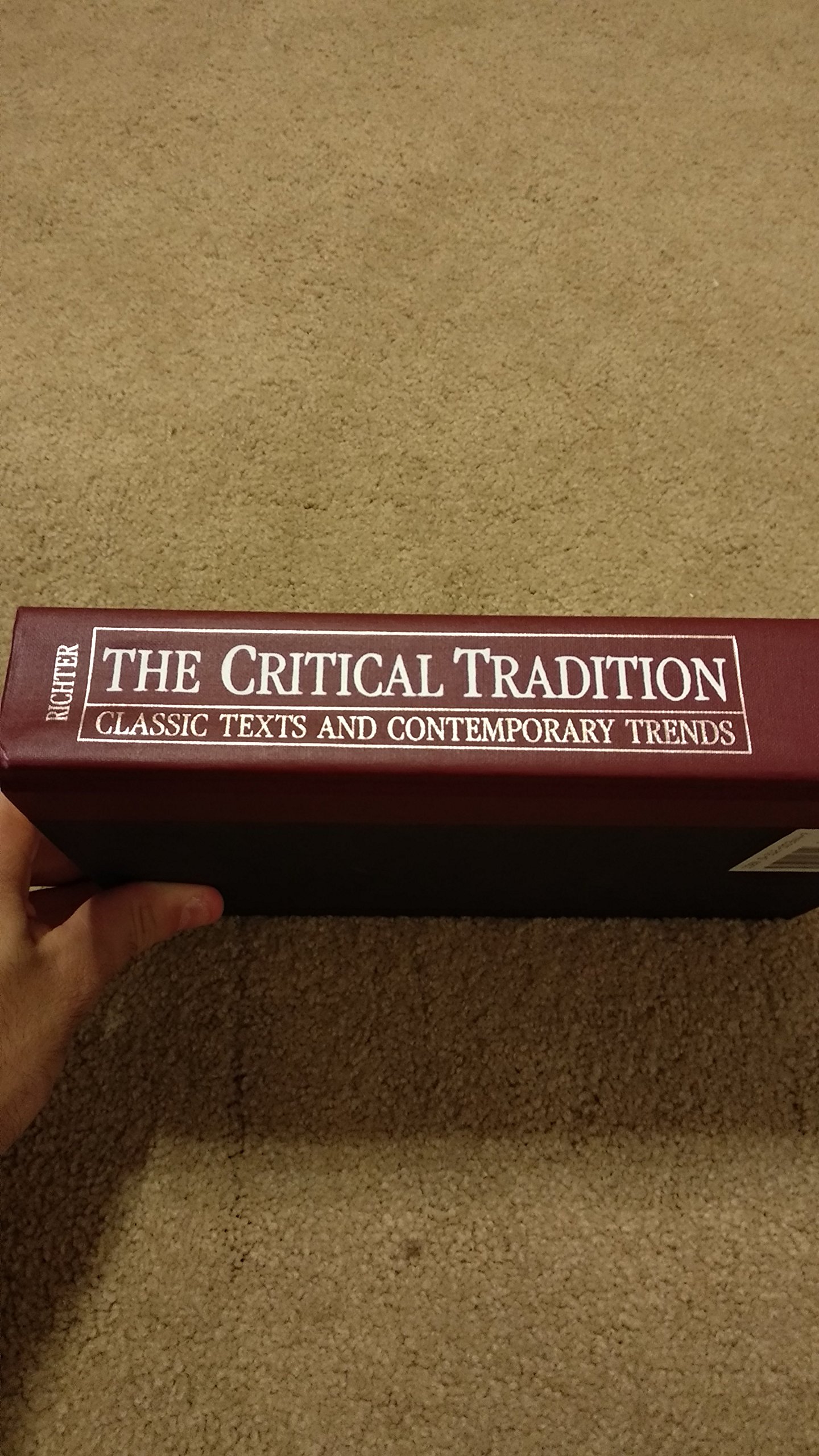The Critical Tradition: Classic Texts and Contemporary Trends: Richter ...