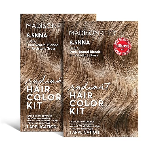 Amazon.com: Madison Reed Radiant Hair Color Kit, Dark Neutral Blonde ...