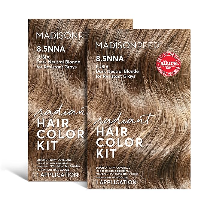 Amazon.com : Madison Reed Radiant Hair Color Kit, Dark Neutral Blonde ...