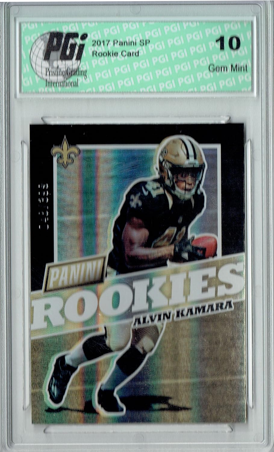 Amazon.com: Alvin Kamara 2017 Panini #FB46 SP 399 Made Rookie Card PGI ...