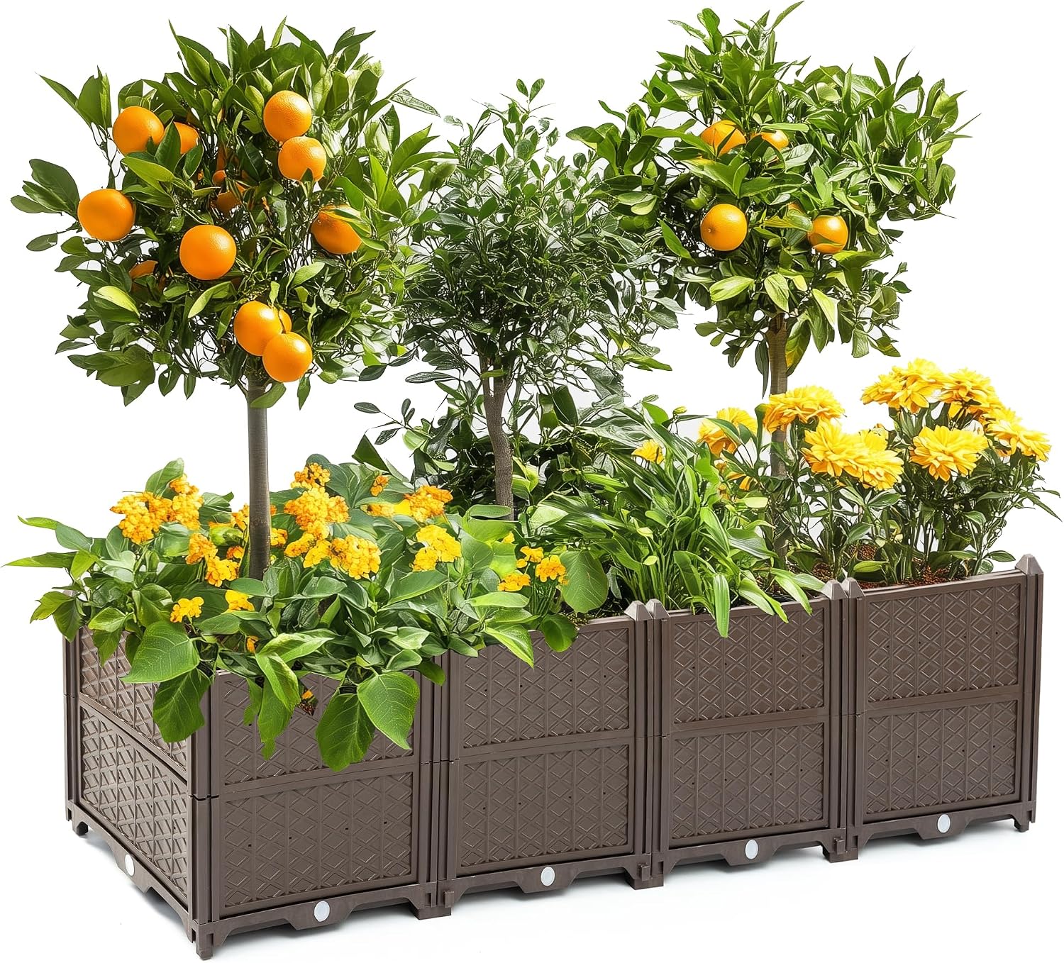 Amazon.com: HCIOAN Outdoor Planting Box, Planter Garden Boxes Outdoor ...