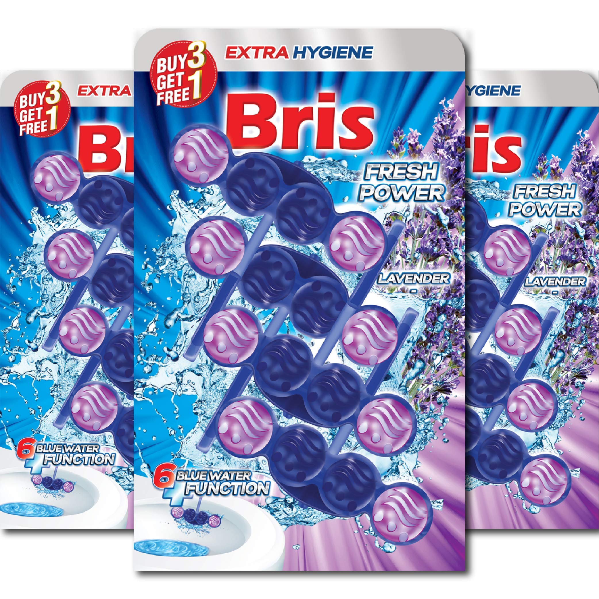 Buy Bris WC Blue Fresh Power - Toilet Rim Block, Extra Hygiene, Anti ...