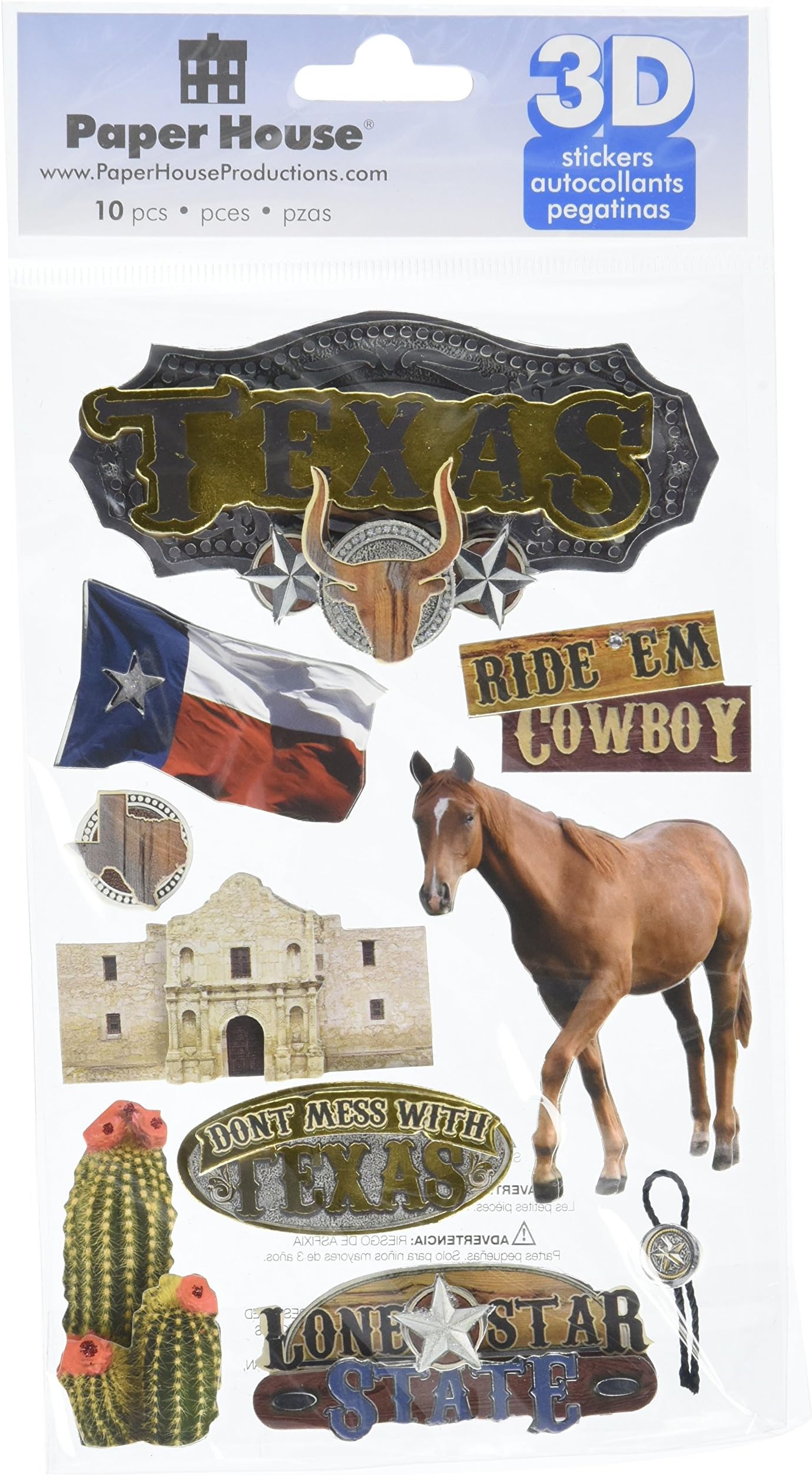 Amazon.com: Texas Adventure Scrapbook Stickers (61111)