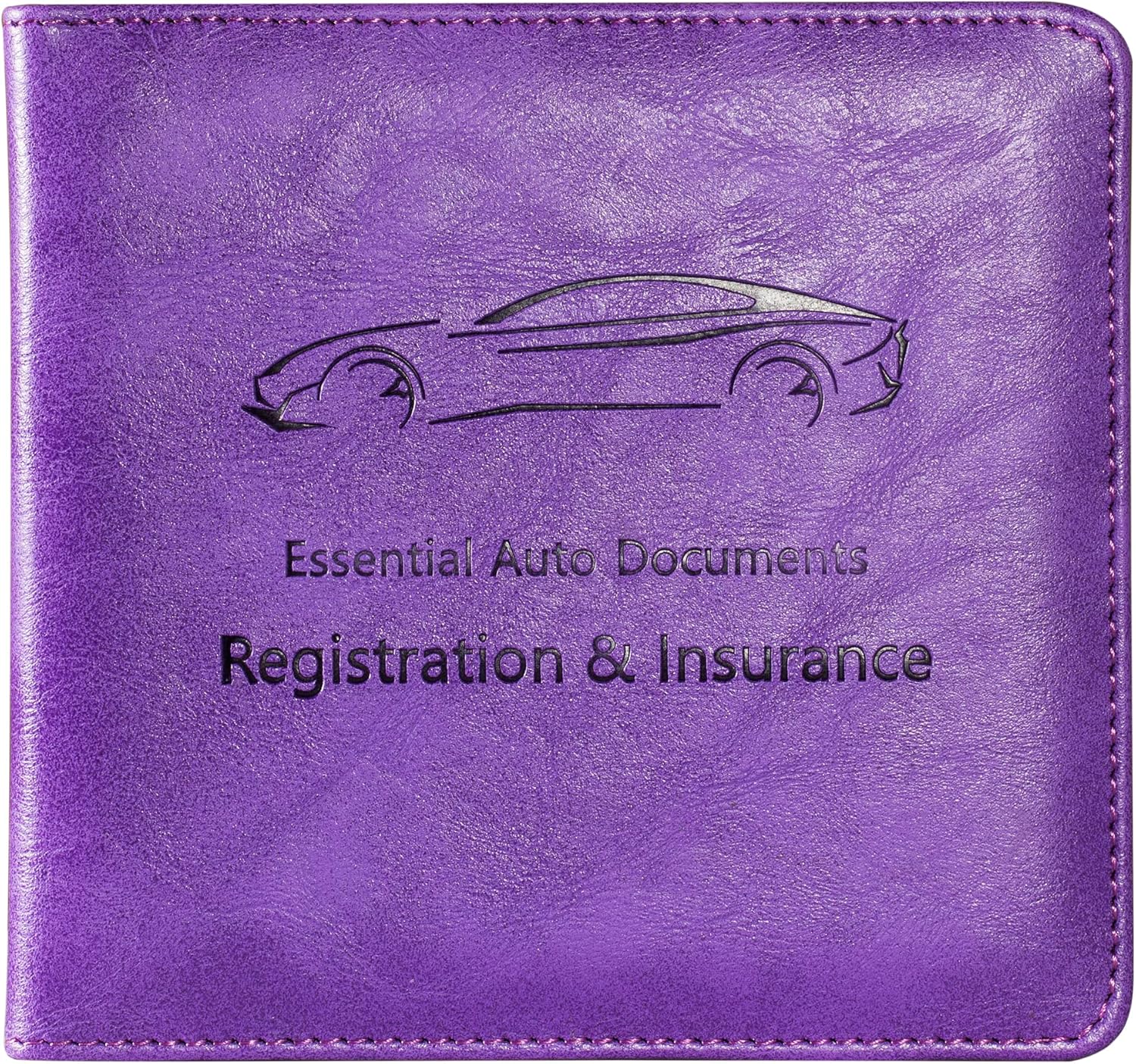 Amazon.com: Mymazn Car Registration and Insurance Card Holder, PU ...