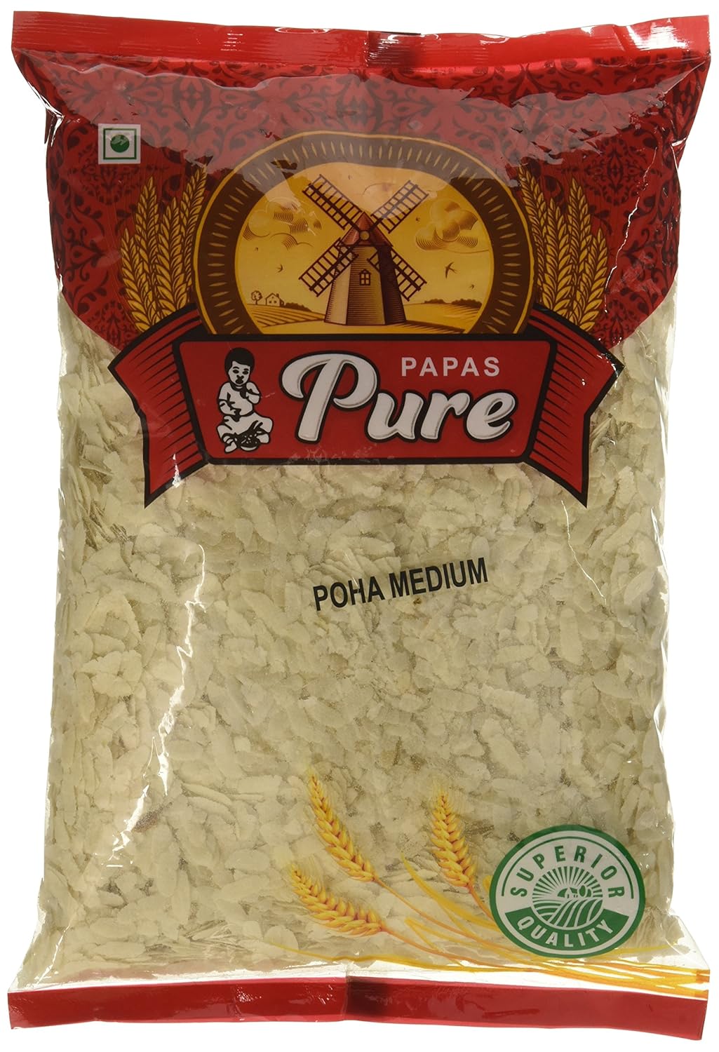 Papas Pure Medium Poha, 500g : Amazon.in: Grocery & Gourmet Foods