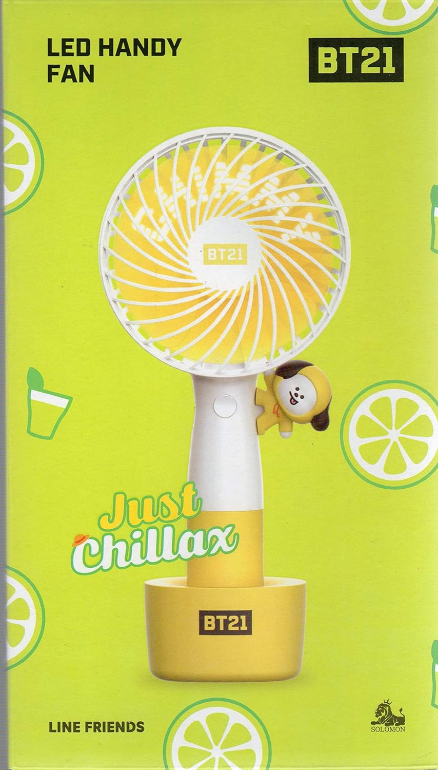 Amazon | BT21【公式】LED HANDY FAN USB充電式 扇風機 ハンディファン CHIMMY BTS グッズ ap03 ...