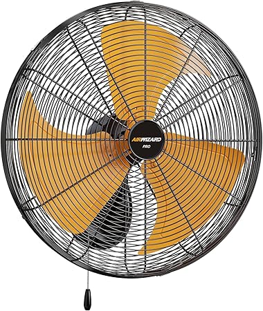 Amazon.com: AIRWIZARD Oscillating High Velocity Wall Mount Fan ...