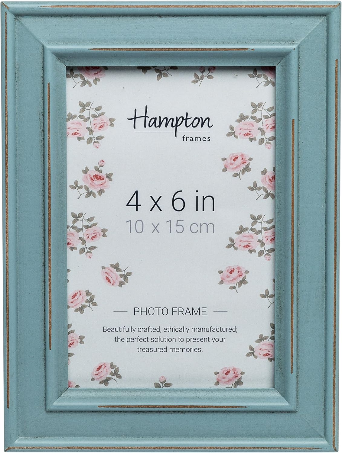 Hampton Frames | PALOMA Picture Photo Frame, 4x6 Inch (10x15cm), Light ...