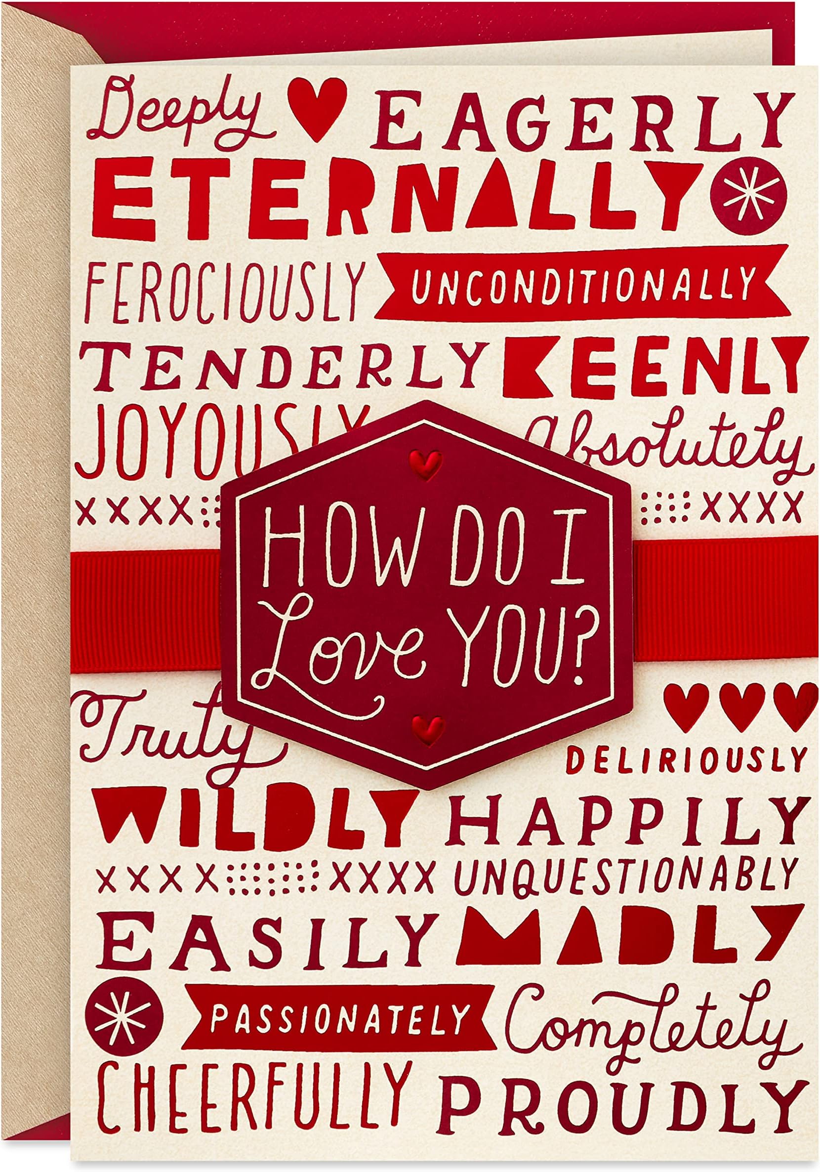 Amazon.com : Hallmark Funny Valentine's Day Card (I Love You More Than ...