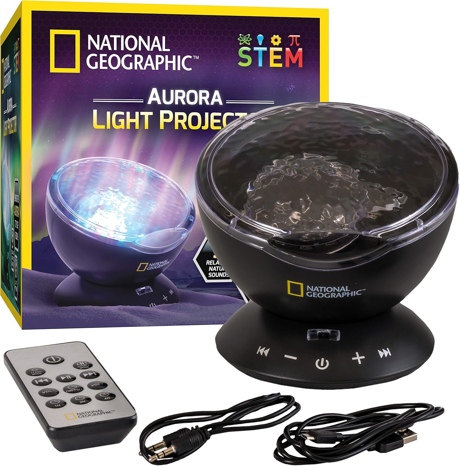 Amazon.com : NATIONAL GEOGRAPHIC Aurora Light Projector - Perfect Night ...
