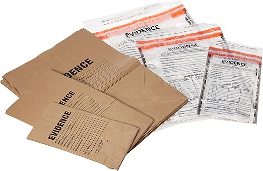 Amazon.com: Evidence Bags, Paper and Plastic Sample Pack : Health ...